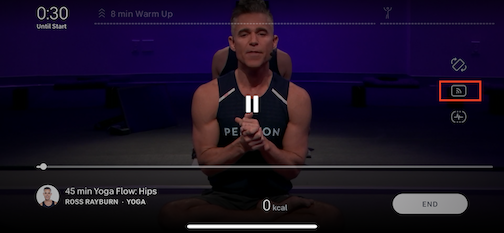 Casting With The Peloton App for iOS
