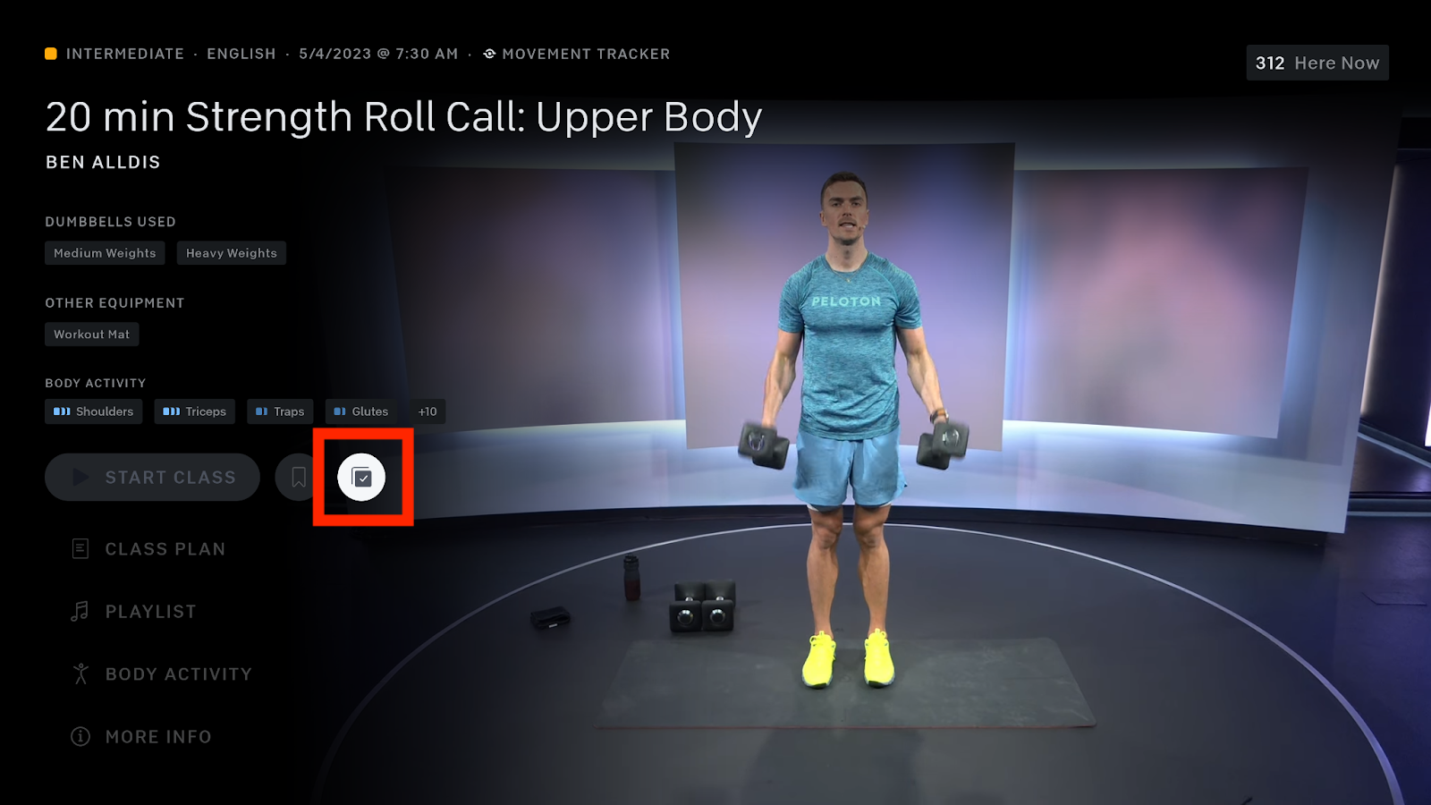 Stacked Classes on the Peloton Guide