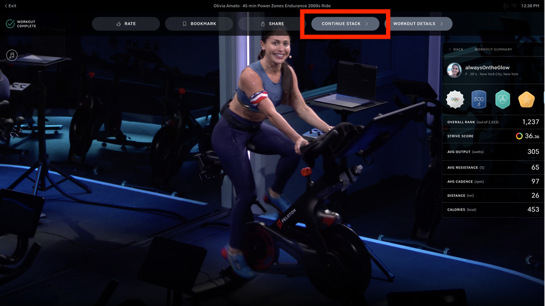 Stacked Classes on the Peloton Bikes, Treads, and Row