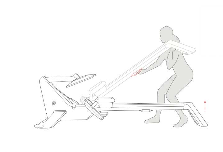 Peloton Hardware: How To Store Your Peloton Row Upright