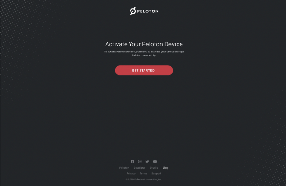 Activating Your Peloton Product and Membership