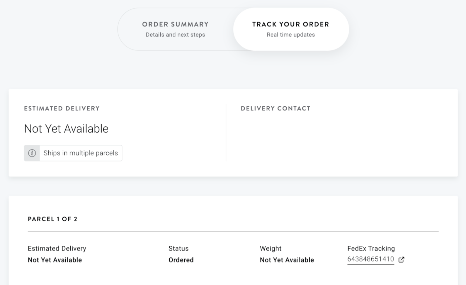 Delivery Emails & Tracking