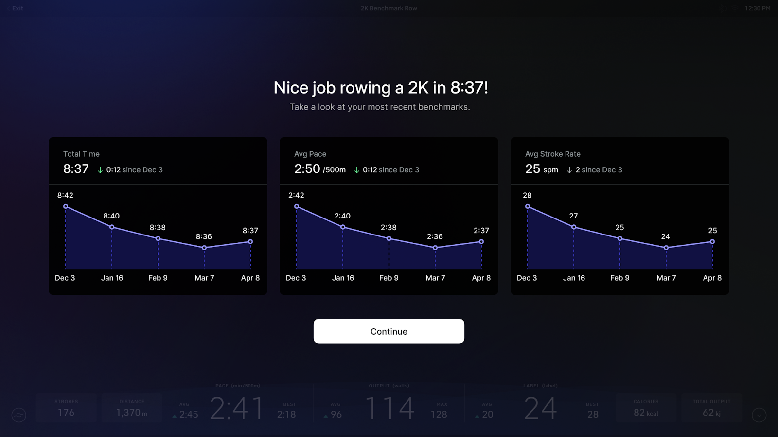 Benchmark Run and Row Classes