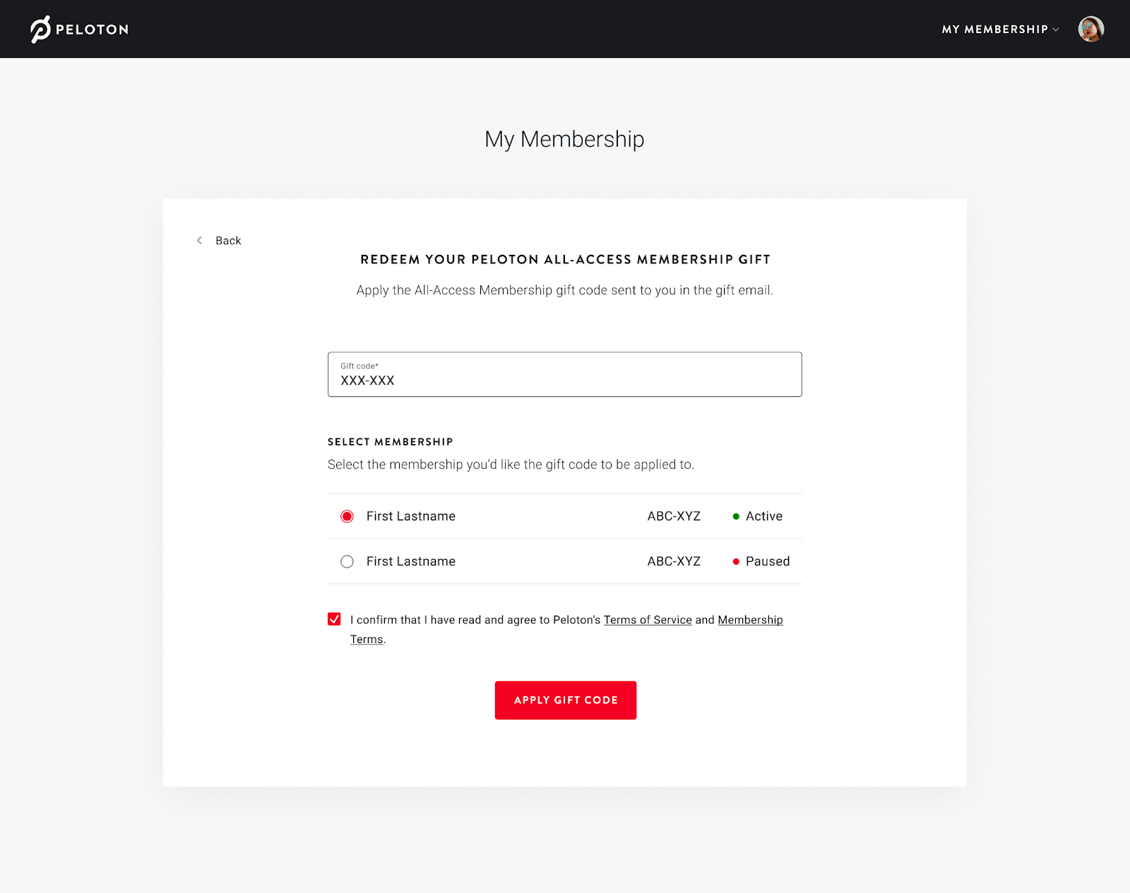Gifting and Redeeming the All-Access Membership