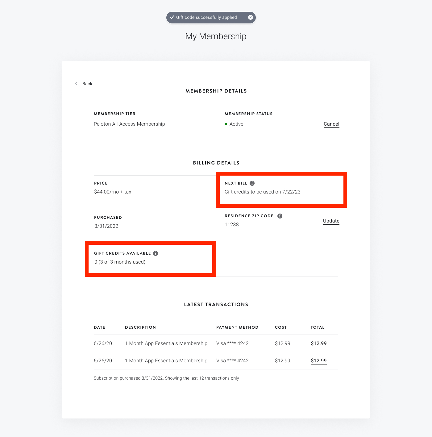 Peloton Membership: Gifting and Redeeming the All-Access Membership