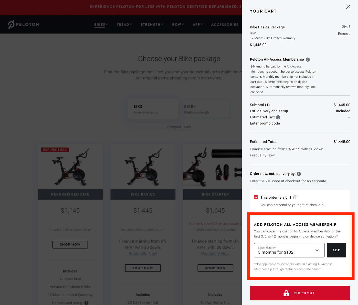 Peloton Membership: Gifting and Redeeming the All-Access Membership