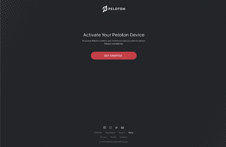 Activating Your Peloton Product and Membership