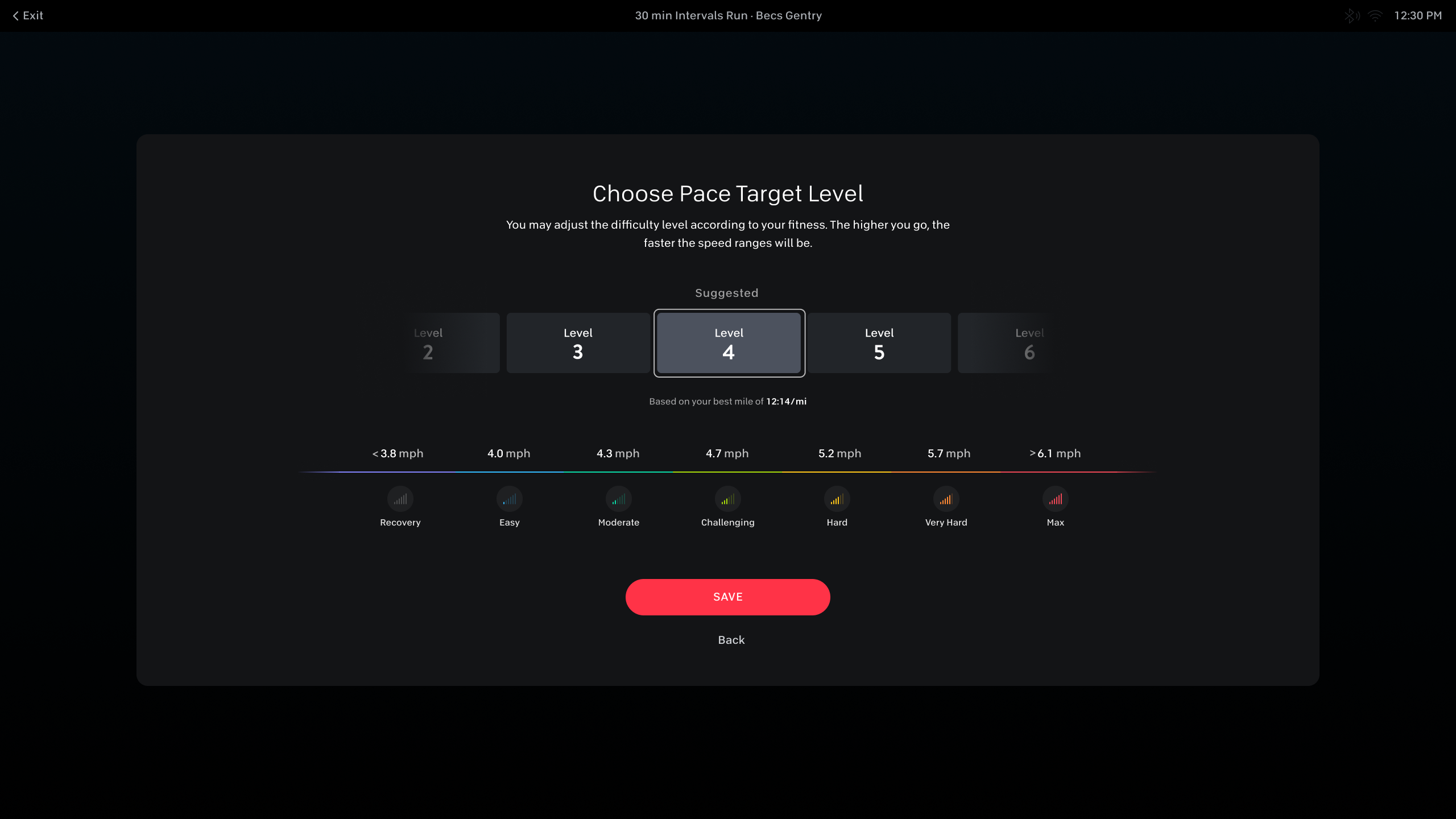 Peloton Workouts: Target Metrics
