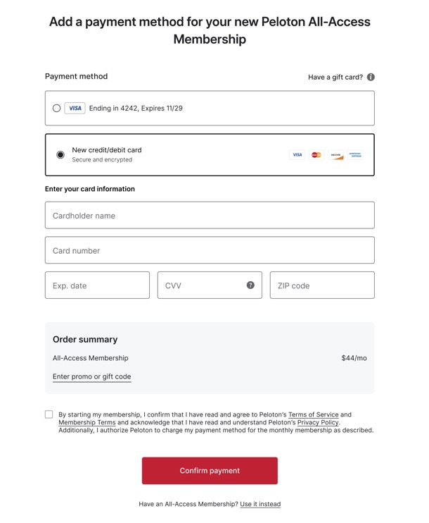 Peloton Software : How to Activate Your Peloton Product and Membership