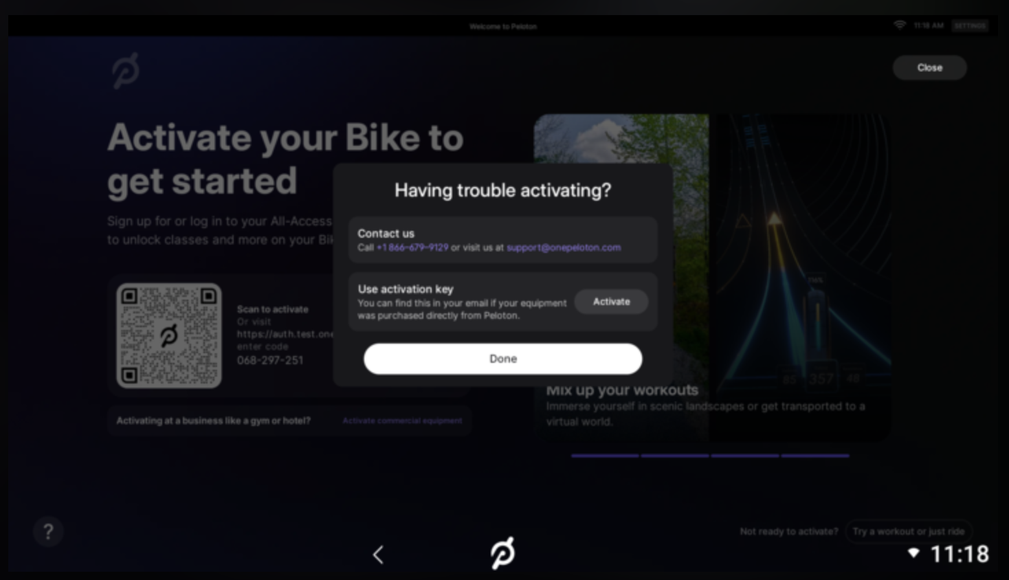 Peloton Software : How to Activate Your Peloton Product and Membership
