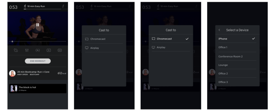 Peloton App: How to Cast Peloton Workouts From Your iOS App